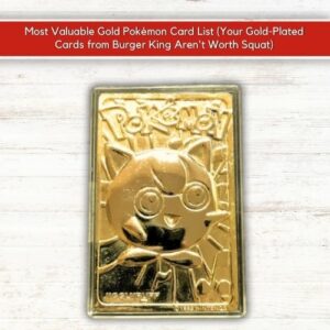 Most Valuable Gold Pokémon Card List (Your Gold-Plated Cards from ...