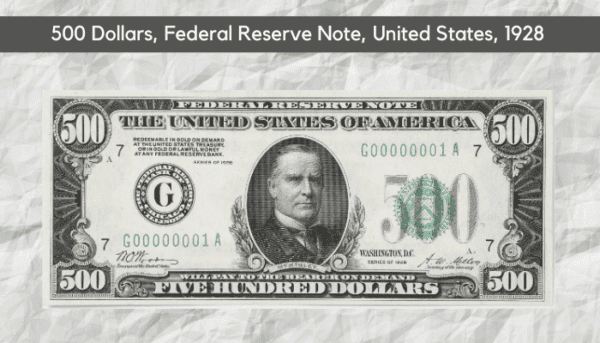 500 Dollar Bill Value Chart: How Much Is it Worth? - VIP Art Fair